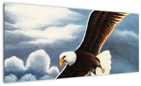 Obraz letícího orla (100x40cm)