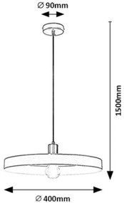 Rabalux 72017 - Lustr na lanku ALATAR 1xE27/40W/230V