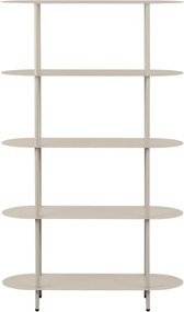 Béžový kovový regál 90x150x31 cm Rieti – House Nordic