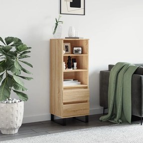 vidaXL Skříň highboard dub sonoma 40 x 36 x 110 cm kompozitní dřevo