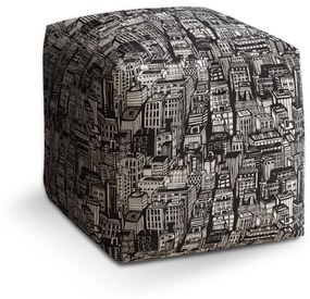 Sablio Taburet Cube Kreslené mrakodrapy: 40x40x40 cm