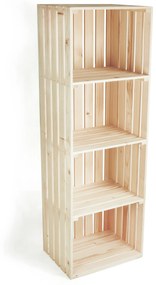 Dřevěný regál 120x40x29 cm