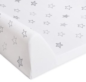 Ceba Přebalovací podložka 2-hranná s pevnou deskou (50x70 cm) Comfort Hvězdy šedá