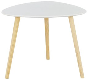 Příruční stolek Tavas, bílá, 48 x 48 x 40 cm