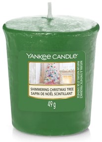 Yankee Candle Vonná Svíčka Votivní Shimmering Christmas Tree, 49 g