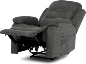 Polohovací křeslo šedé TV-4086 GREY2