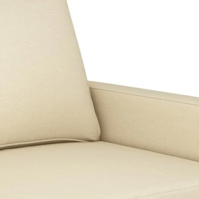 3dílná sedací souprava s poduškami krémová textil 3201430