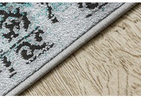 Moderní koberec DE LUXE 6754 Abstrakce Strukturální, zelená / šedá velikost 140x190 cm | krásné koberce cz