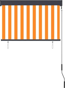 Venkovní roleta 100 x 250 cm bílooranžová 145957