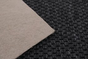 Timzo, Metrážový koberec Nature antracit - neúčtujeme odřezky z role, na míru, šíře 2m,3m,4m,5m, šedá, filc, chodba / předsíň
