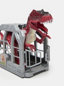 Sinsay - Sada s interaktivním dinosaurem, klecí a vozidly 5 pack - vícebarevná
