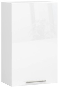 Horní kuchyňská skříňka Ozara W50 H720 (bílá + bílý lesk). 1071190