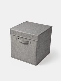 Sinsay - Skládací úložný box s rukojetí a víkem - šedá
