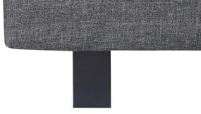 Postel čalouněná šedá 180x200 ALBI Beliani