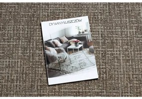 Dywany Luszczow Kusový koberec SIZAL FLOORLUX KRUH 20401 vzor rámu taupe / šampaňské Rozměr koberce: 120 cm KRUH