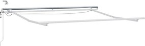 Automatická zatahovací markýza s LED antracit a bílá 300x250 cm 3215781