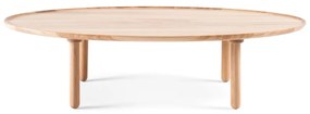 Konferenční stolek z dubového dřeva v přírodní barvě 65x120 cm Mu – Gazzda