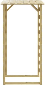 Pergoly se střechou 4 ks 100x90x200 cm impregnovaná borovice 3096650