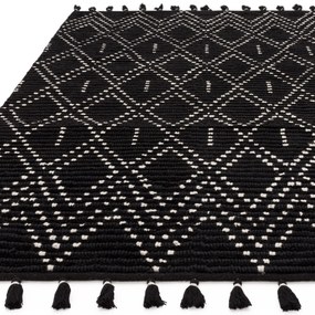 Tribeca Design Kusový koberec Livan Black Cream Diamond Rozměry: 120x170 cm