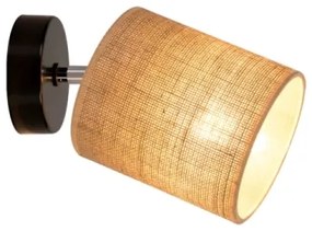 Spot-Light 56792104 - Nástěnné bodové svítidlo JUTE 1xE27/25W/230V