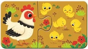 Ravensburger Moje první puzzle Zvířátka a mláďata 9x2 dílků / od 2 let