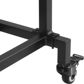 Stojan na oblečení Líska 150 cm - černá