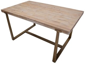 Designový jídelní stůl Nalanie 150 cm hnědý