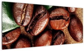 Kávová zrna, obrazy (100x40cm)