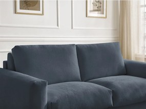 Tmavě modrá pohovka na každodenní spaní/rozkládací 200 cm Cocoone – Bobochic Paris