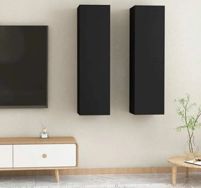 vidaXL TV stolky 2 ks 30,5x30x110 cm kompozitní dřevo [826681] Barva: kouřový dub