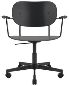 AUDO (MENU) Kancelářská židle Co Task Chair s područkami, Black / Black Oak