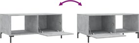 vidaXL Konferenční stolek 90 x 50 x 40 cm kompozitní dřevo [829216] Barva: Betonová šedá