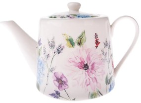 Porcelánová konvice na čaj Flower Garden, 0,9 l
