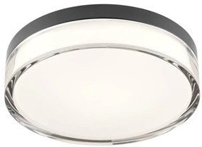 Redo 01-3735 - LED Stropní svítidlo FRISBI LED/12W/230V 3000/4000K IP44 černá