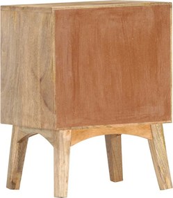 Noční stolek 40 x 35 x 55 cm masivní mangovníkové dřevo 286464