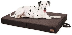 Paco, pelíšek pro psa, psí podložka, pratelný, ortopedický, protiskluzový, prodyšný, sklopné, paměťová pěna, velikost L (100 x 10 x 70 cm)