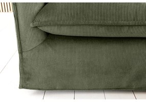 Massive home | Pohovka HEAVEN 200cm 3místná pružinová s odnímatelným potahem, zelená