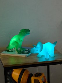 Sinsay - Dětská noční LED lampička ve tvaru dinosaura - světle modrá