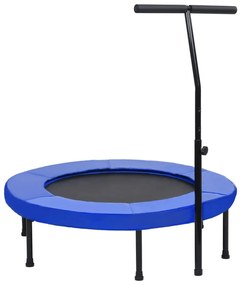 vidaXL Fitness trampolína s rukojetí a bezpečnostní podložkou 102 cm