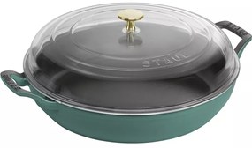 Staub Soté pánev se skleněnou poklicí, 30 cm / 3,31 l, zelená 1023982