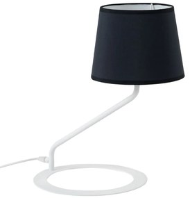 OnaDnes -20% Nordic Design Černá kovová stolní lampa Shadow