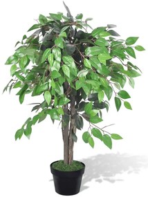 Umělý fíkus (fíkovník) v květináči 90 cm 241359