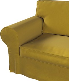 Potah na pohovku IKEA Ektorp 2-místná s lenoškou barva žlutá látka sametová