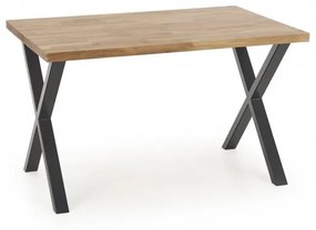 Jídelní stůl APEX masivní dub Halmar 120x78 cm