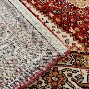 Koberce Breno Kusový koberec PRAGUE 93/IB2R, Červená, Vícebarevné, 67 x 120 cm