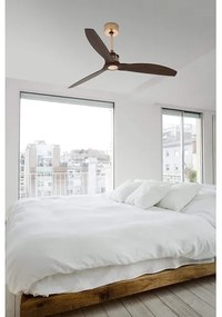 FARO 33423-Stropní ventilátor JUST FAN hnědá/měděná pr. 81 cm + dálkové ovládání