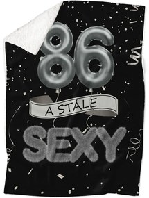 Deka Stále sexy – Černá (věk: 86, Podšití beránkem: ANO)