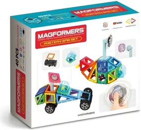 MAGFORMERS Stavebnice Mystery Spin set / 40 dílků / magnetická