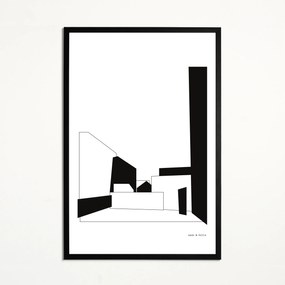 Ondřej Tejkl | Between Structures Rám: Dubový, Velikost: 40 x 30 cm