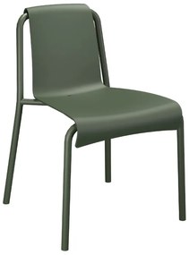 OnaDnes -20% Zelená plastová zahradní židle HOUE Nami